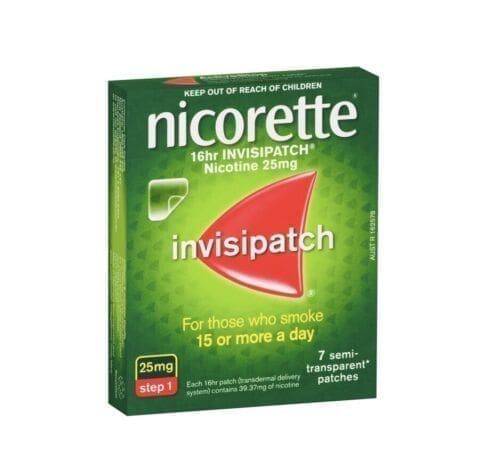 Nicorette Invisipatch 25mg – 7 Pack (Step 1) - Taylors Pharmacy