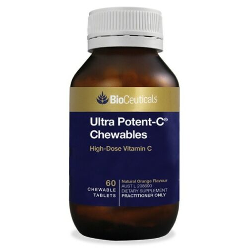 BioCeuticals Ultra Potent-C 60 Chewable Tablets High Dose Vitamin C ...