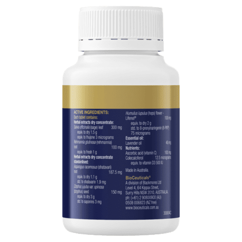 BioCeuticals MenoPlus 8-PN 60 Tablets Menopause Sleeplessness Nervous ...