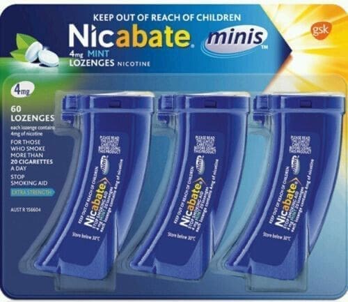 Nicabate Minis 4mg Mint – 60 lozenges **New Formulation** - Taylors ...