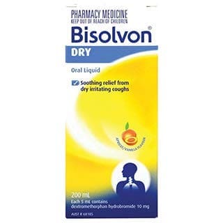 Bisolvon Dry Cough Oral Liquid 200ml - Taylors Pharmacy