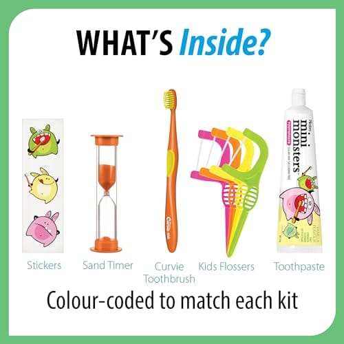 Piksters Junior Mini Monsters Oral Care Kit - Taylors Pharmacy