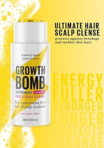 Growth Bomb Hair-Growth Strength Length Power Cleanse Formula Shampoo ...