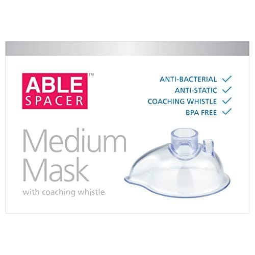 Able Spacer With Coaching Whistle Medium Mask - Taylors Pharmacy