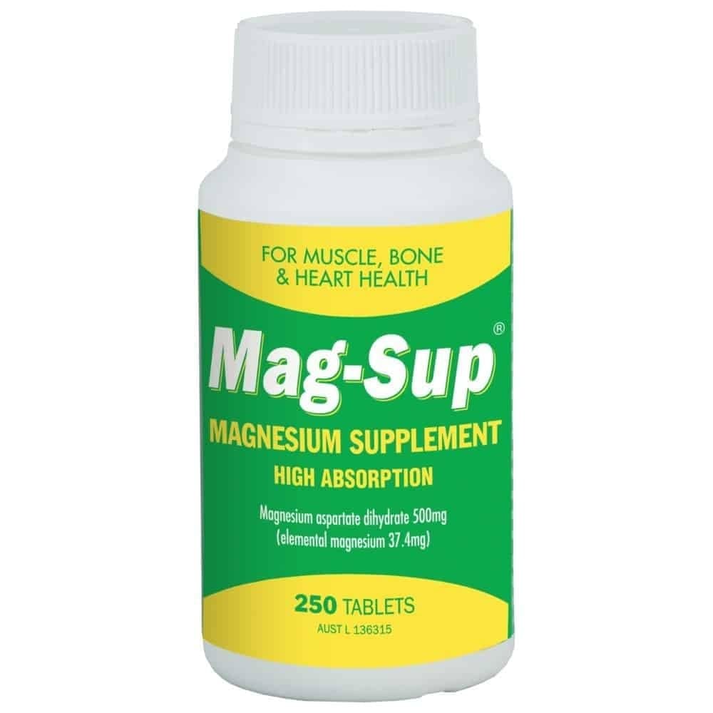 MAG-SUP Magnesium Supplement 500mg 250 Tablets - Taylors Pharmacy