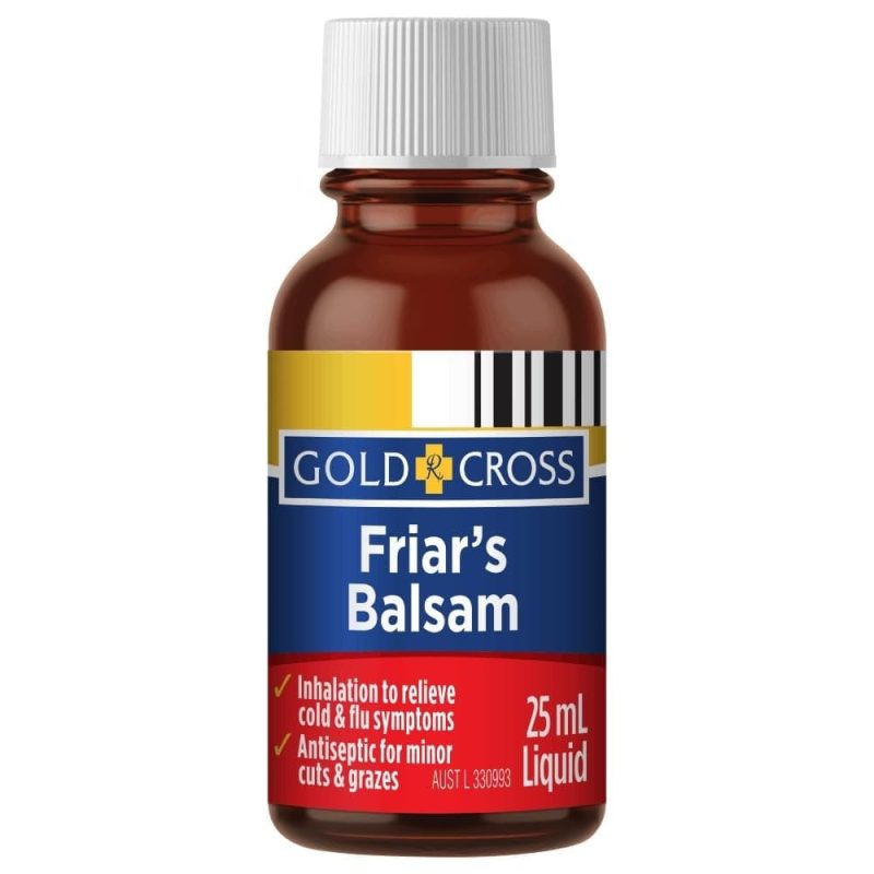 Gold Cross Friars Balsam 25 ml - Taylors Pharmacy