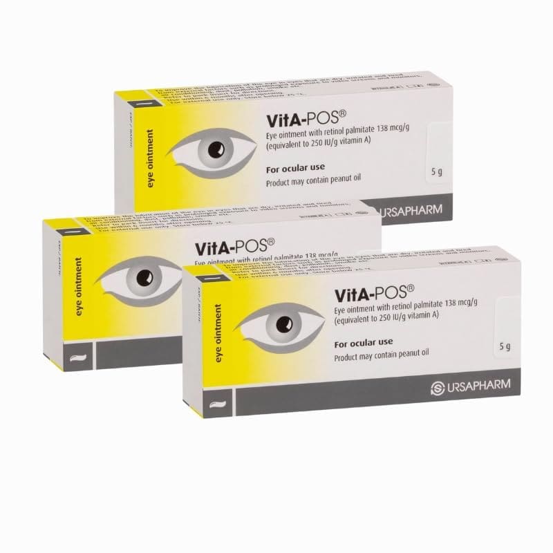 Vita Pos Vitamin A Eye Ointment 5g 3 - Taylors Pharmacy