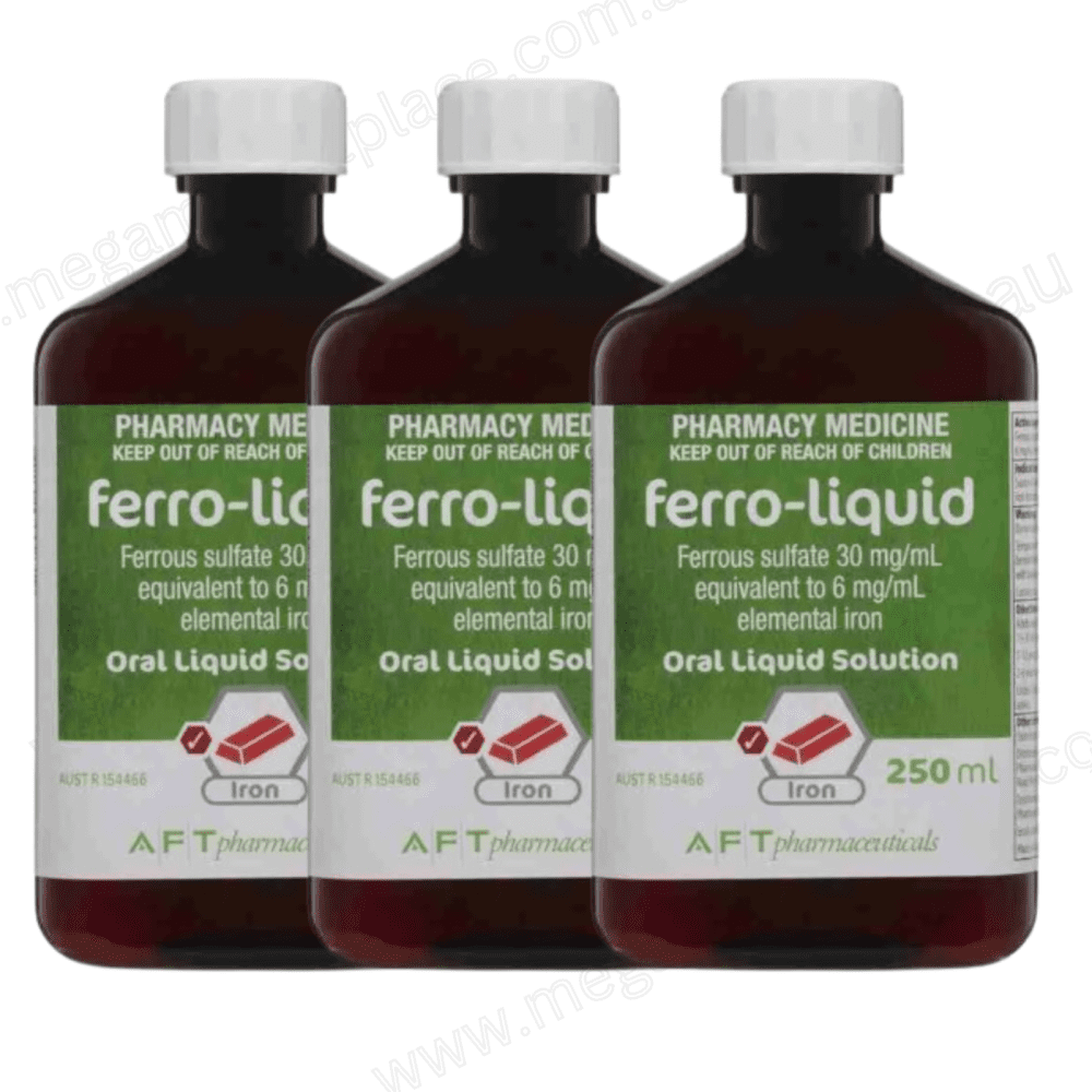 Lot of 3| Ferro-Liquid 250ml - Taylors Pharmacy