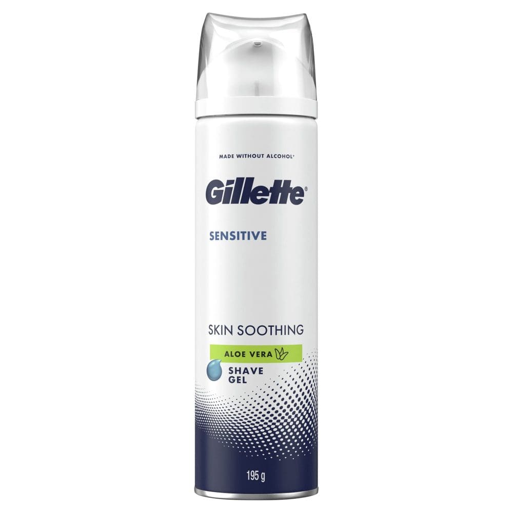Gillette Sensitive Skin Soothing Shave Gel 195 Grams - Taylors Pharmacy