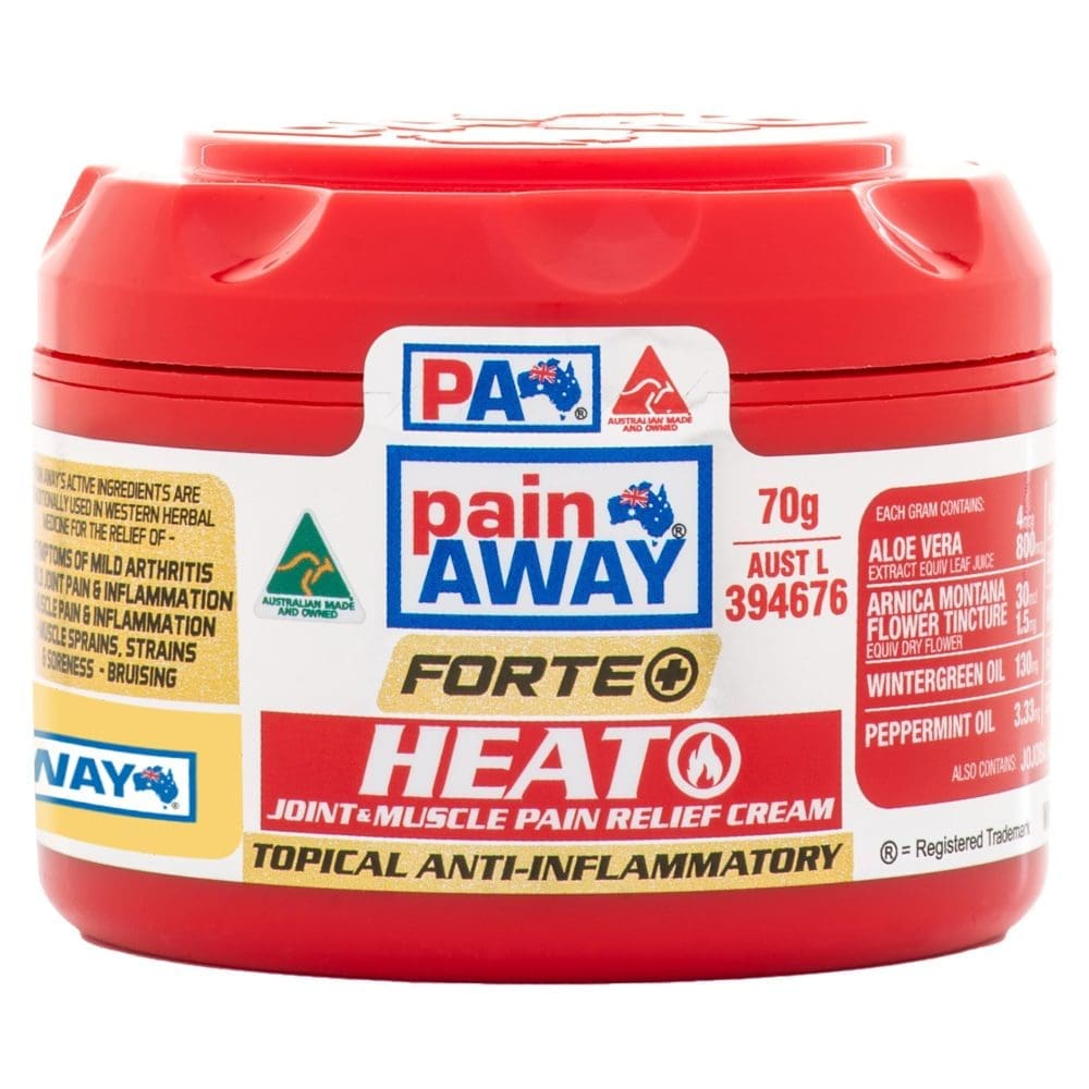 Pain Away Forte Heat Pain Relief Cream 70 g - Taylors Pharmacy
