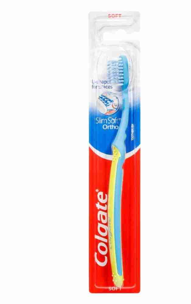 Colgate Slim Soft Ortho Toothbrush Ultra Compact Head Soft Single ...