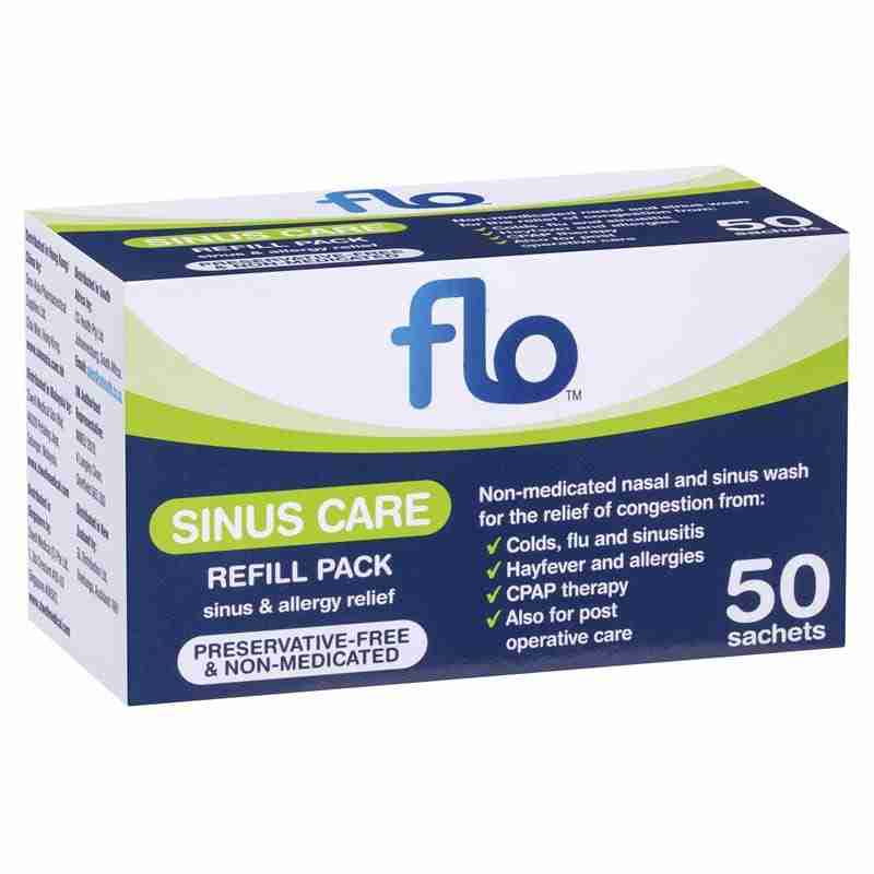 Flo Sinus Care Refill Pack 50 Sachets - Taylors Pharmacy