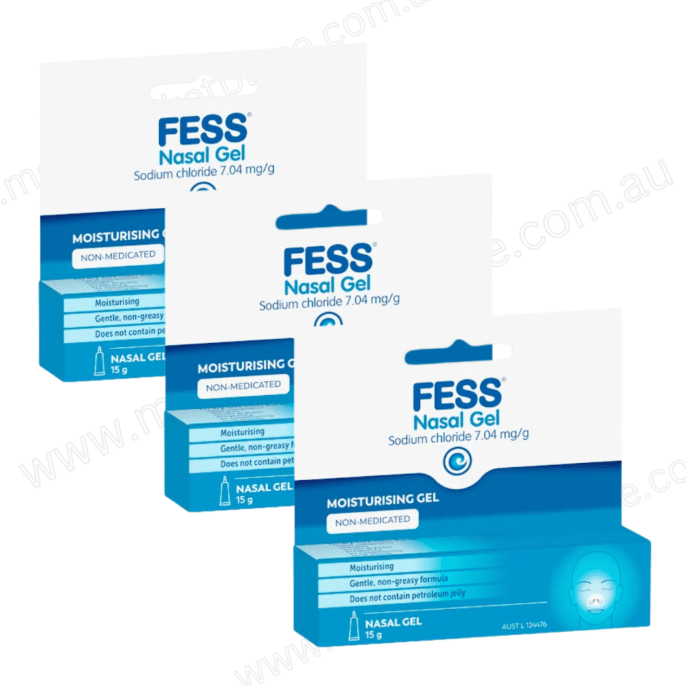 Lot of 3| Fess Nasal Gel 15g - Taylors Pharmacy