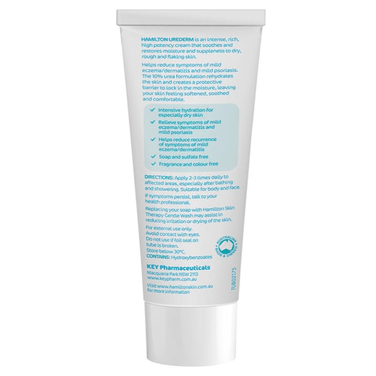 2 x Urederm Cream Urea 10% Mild Eczema Dermatitis Psoriasis Dry Skin ...