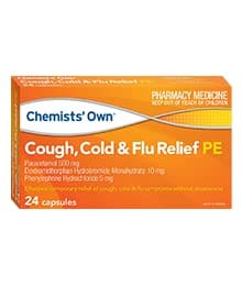 Chemists Own Cough Cold Flu Relief PE - Taylors Pharmacy