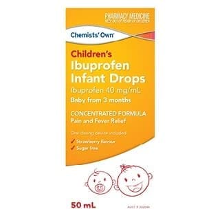 Chemists Own Ibuprofen Infant Drops 50mL - Taylors Pharmacy