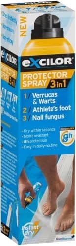 Excilor 3-in-1 Protector Spray – Anti-Fungal Nail Treatment – Water ...